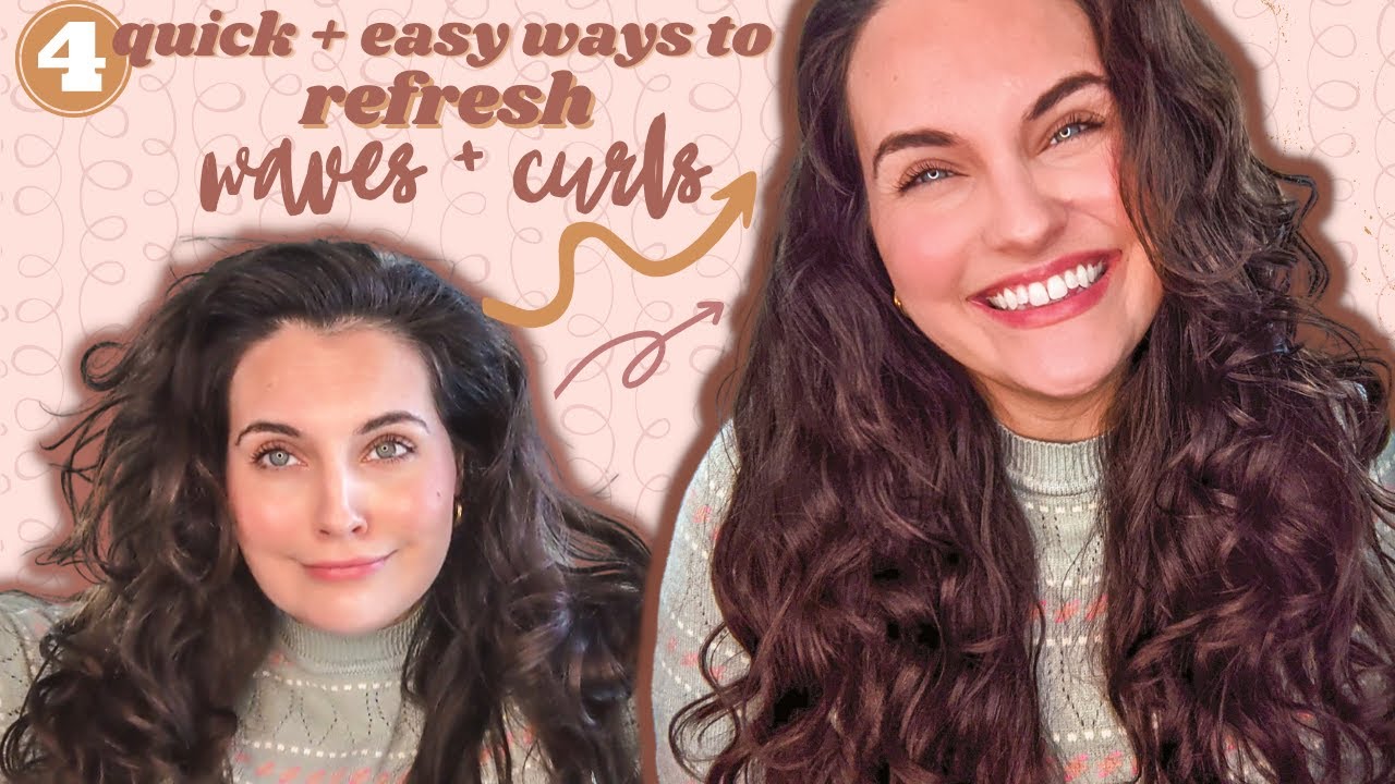 4 Easy Ways to Refresh Wavy Curly Hair Based On What Your Hair ACTUALLY ...