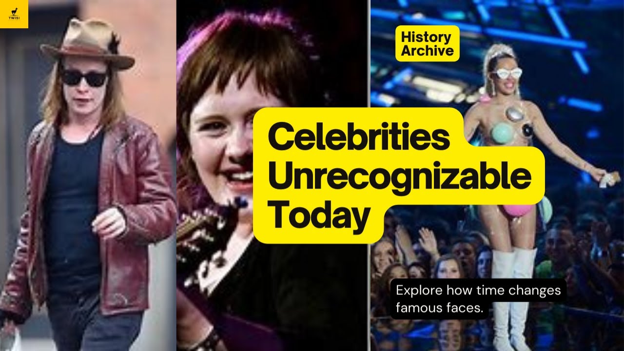 Famous People You Wouldn’t Recognize Today - YouTube