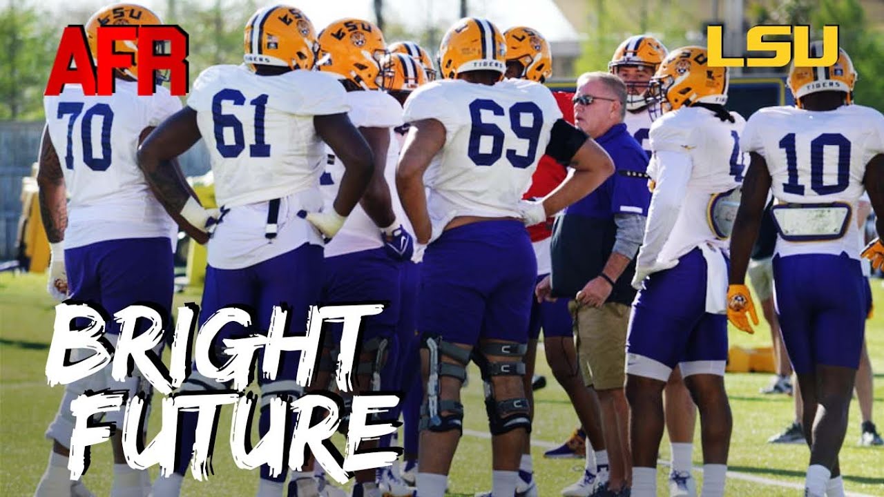 Why the Future is Bright for LSU Offensive Line, TE Position - YouTube