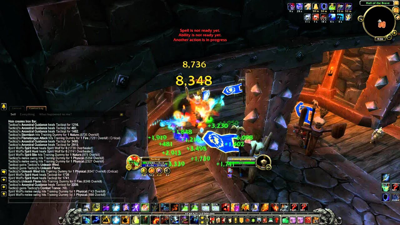 MoP Beta Enhance Self-Healing (World of Warcraft Gameplay) - YouTube