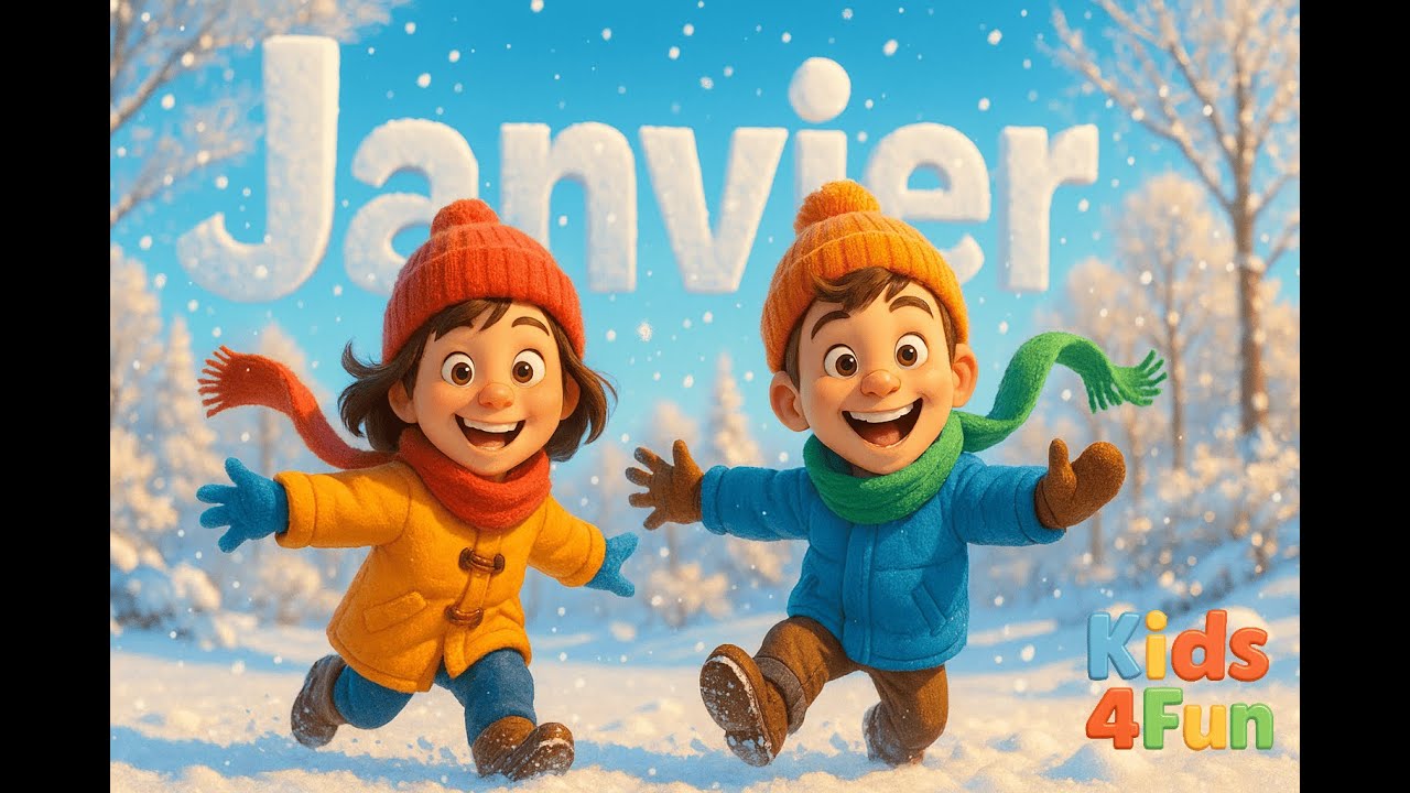 🎶 ️Bonjour Janvier – La chanson pour enfants de la nouvelle année 🎶 ️ ...