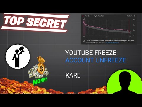 youtube freeze account unfreeze kare - YouTube
