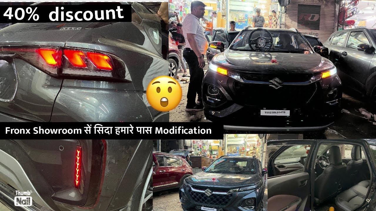 🤩Maruti Suzuki Fronx 40%discount Modification🤩Modified Fronx Base To ...
