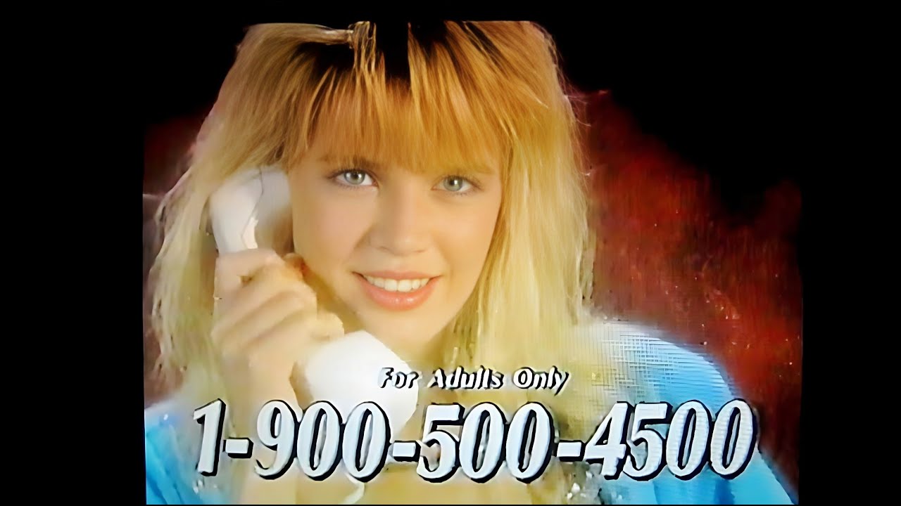 ROMANTIC PHONE CONFESSIONS, Classic sleazy 1-900 Phone Line Commercial ...