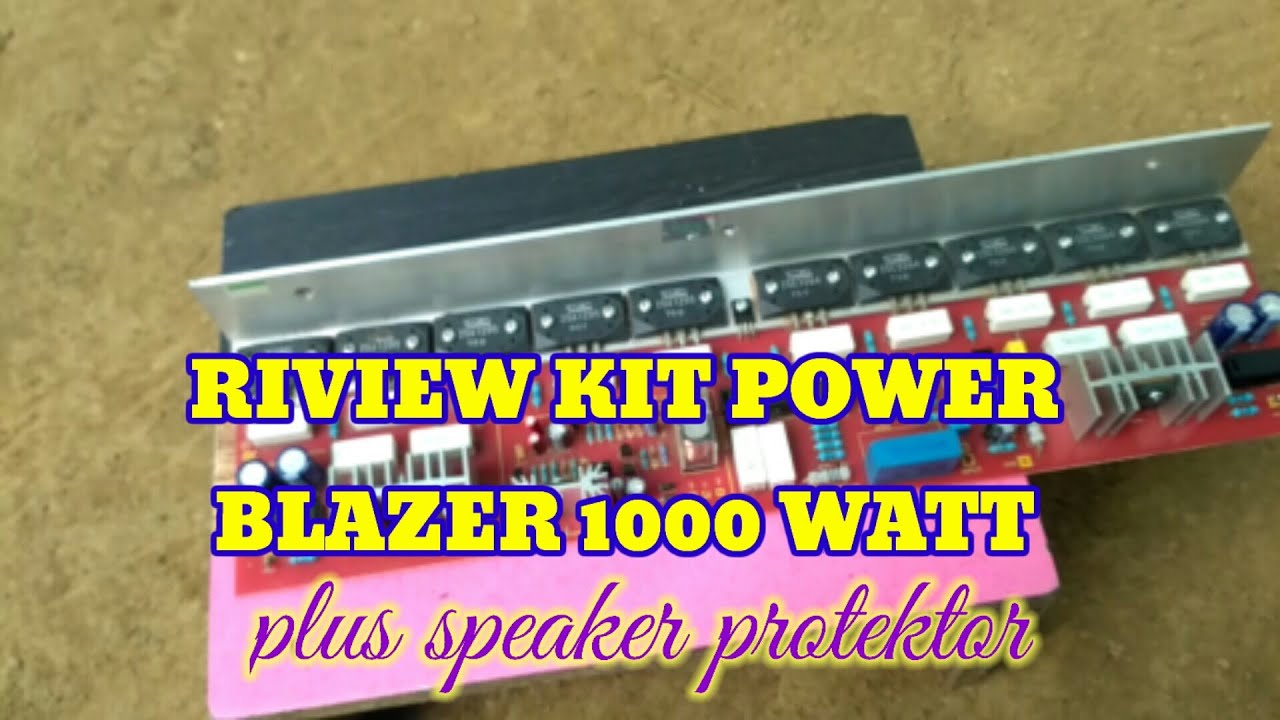 RIVIEW KIT POWER BLAZER 1000 WATT - YouTube