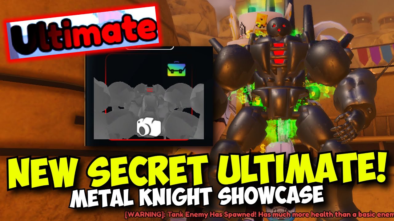 New Secret Ultimate Metal Knight is OP in New Anime Last Stand Update ...
