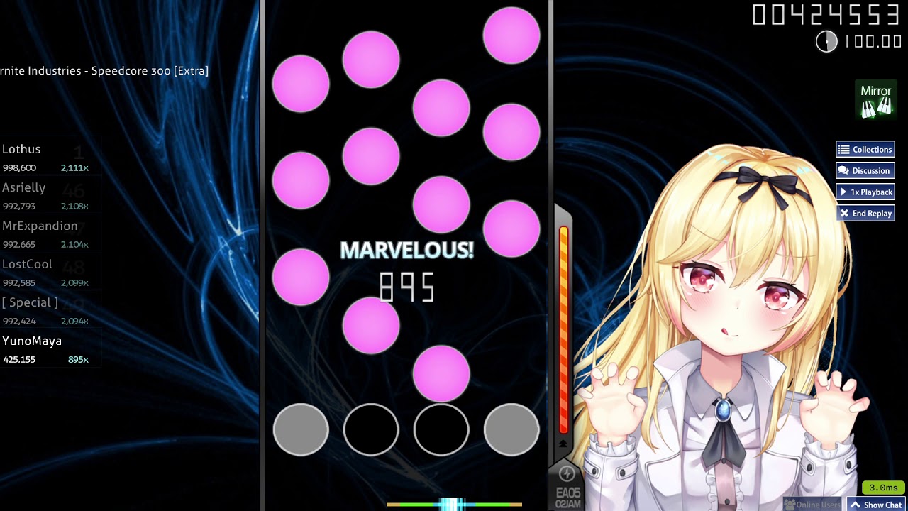 osu!mania | Speedcore 300 [EXTRA] (100% SS!!!, 996,453!!) RANKED 12TH ...