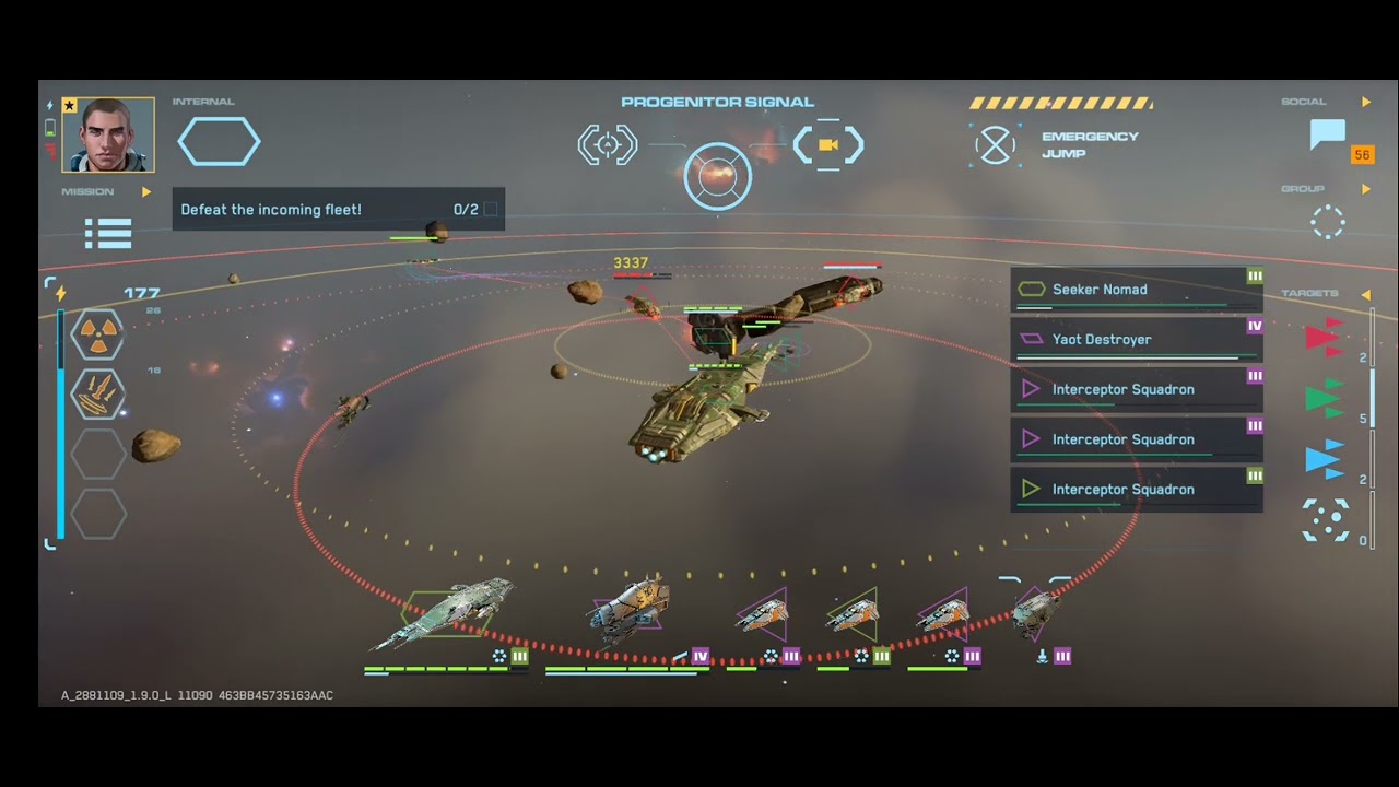 "Homeworld Mobile" A destroyer reminiscent of Progenitor's Keeper ...