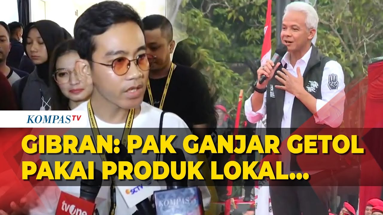 Gibran Sebut Ganjar Getol Pakai Produk Lokal - YouTube