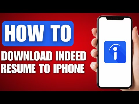 How To Turn Saved Indeed Resume Into A File