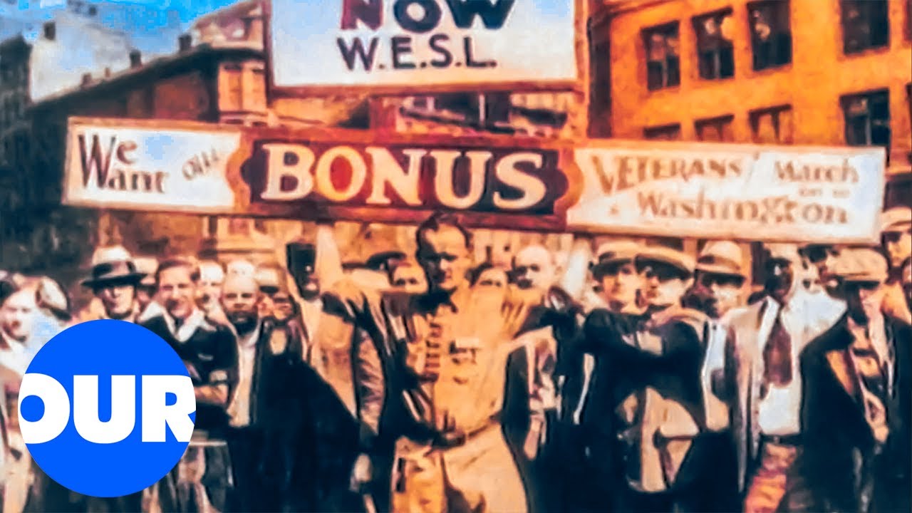 The Bonus Army Conflict In Washington 1932 | Our History - YouTube