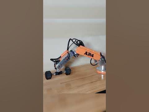 AR4 MK2 ROBOT ARM - DIY 6 axis robot / Arduino / Python #shorts #robot #robotics #6dof #short ...