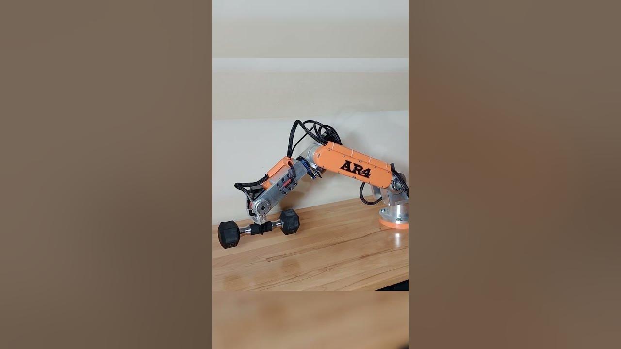 AR4 MK2 ROBOT ARM - DIY 6 axis robot / Arduino / Python #shorts #robot #robotics #6dof #short ...