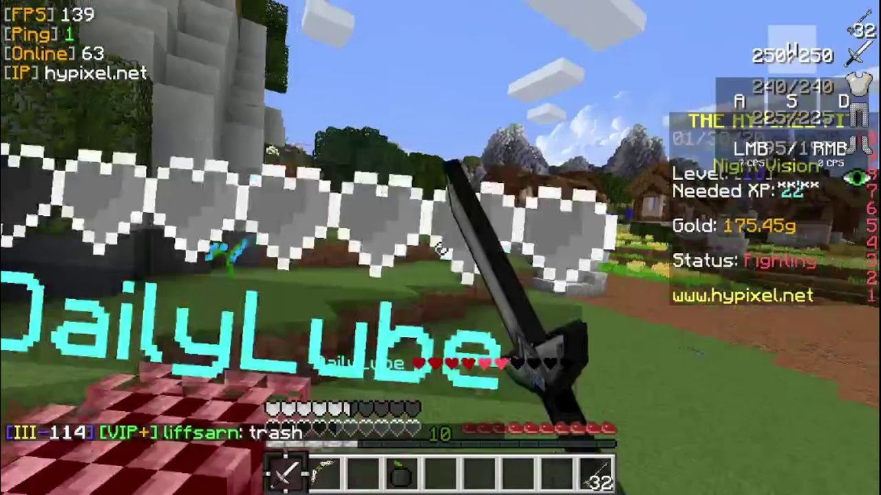 Minecraft Hypixel Pit - YouTube