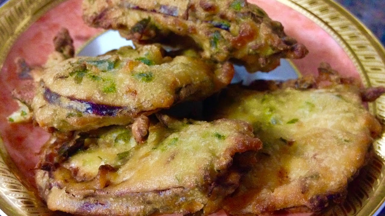Spicy Baingan Pakora - YouTube