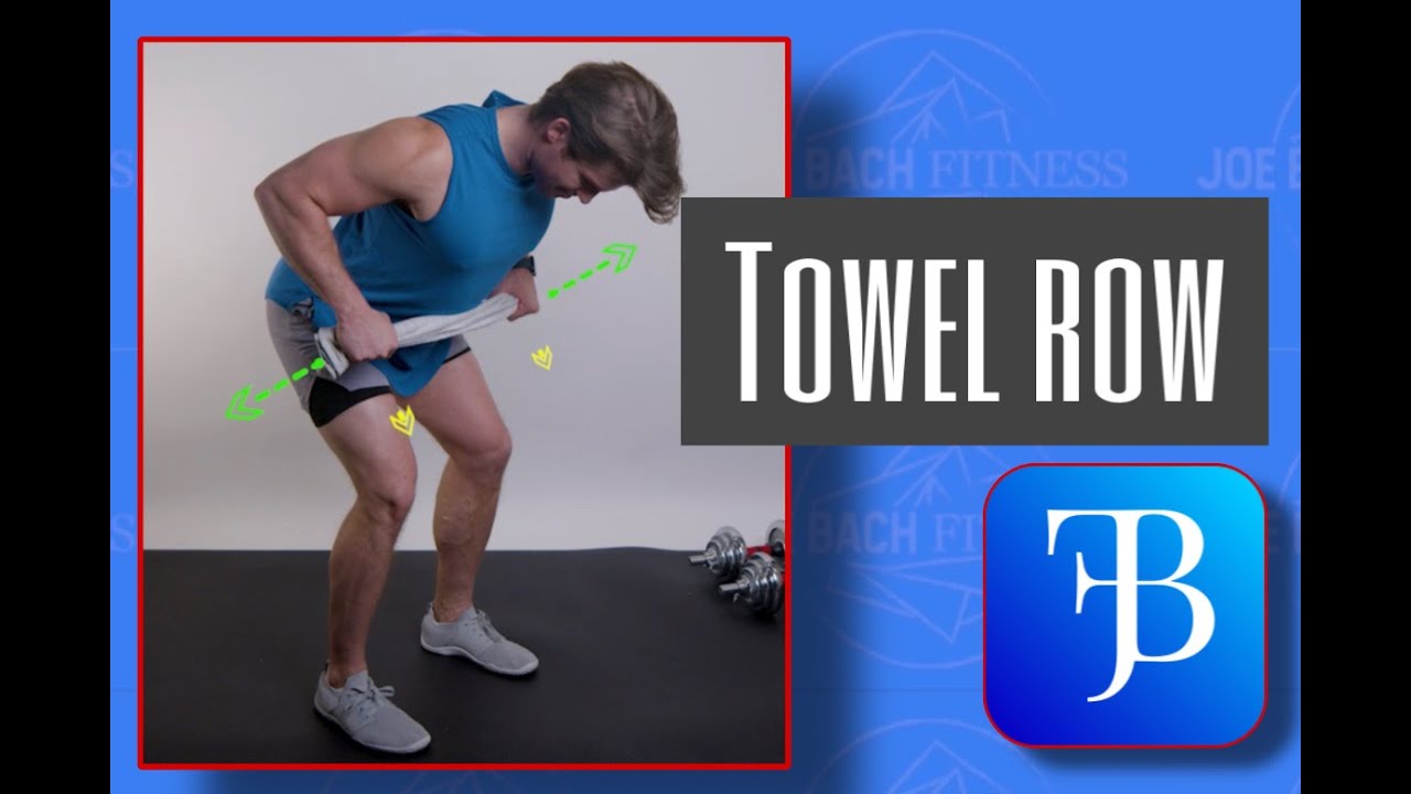 No Equipment Back Workout- Towel Rows - YouTube