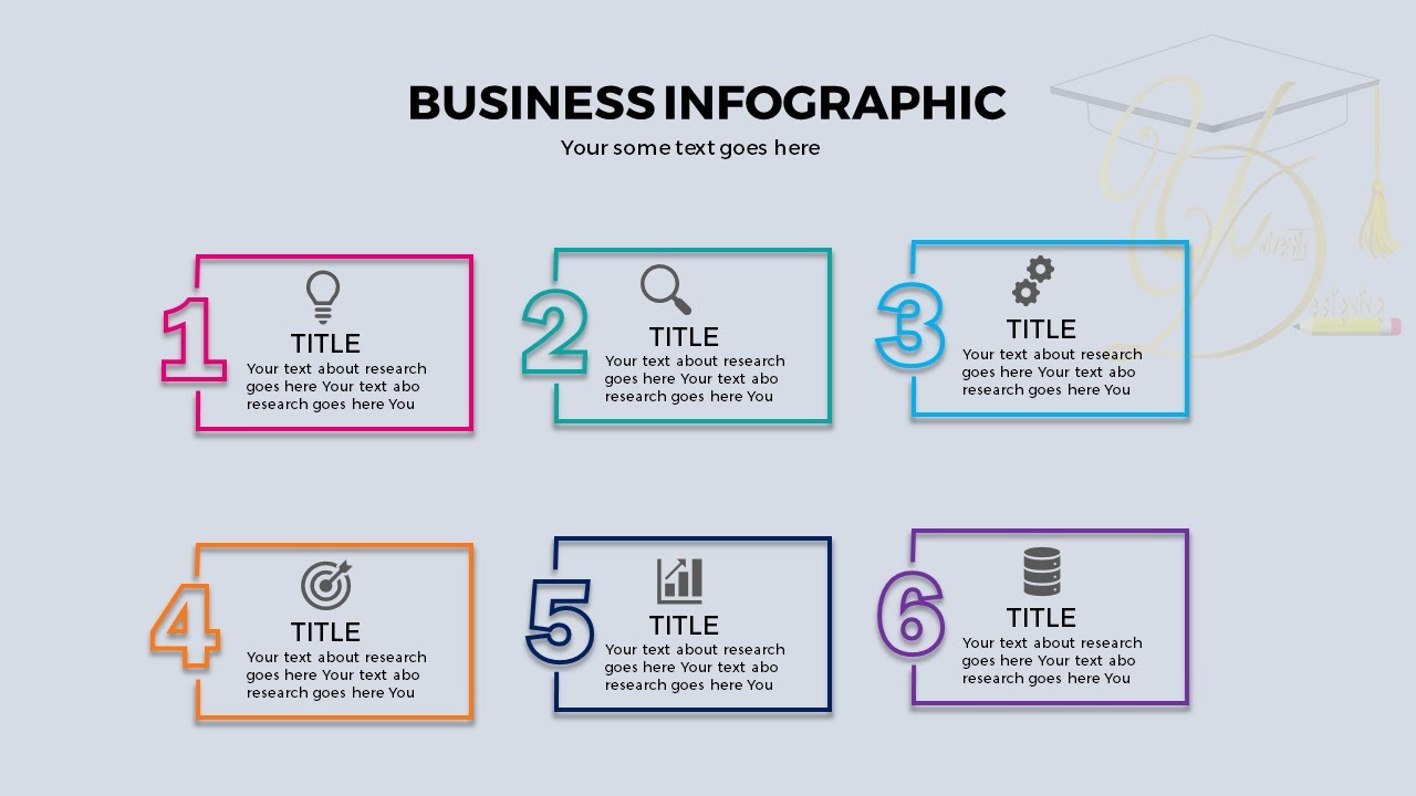 18 6 steps infographic in powerpoint - YouTube