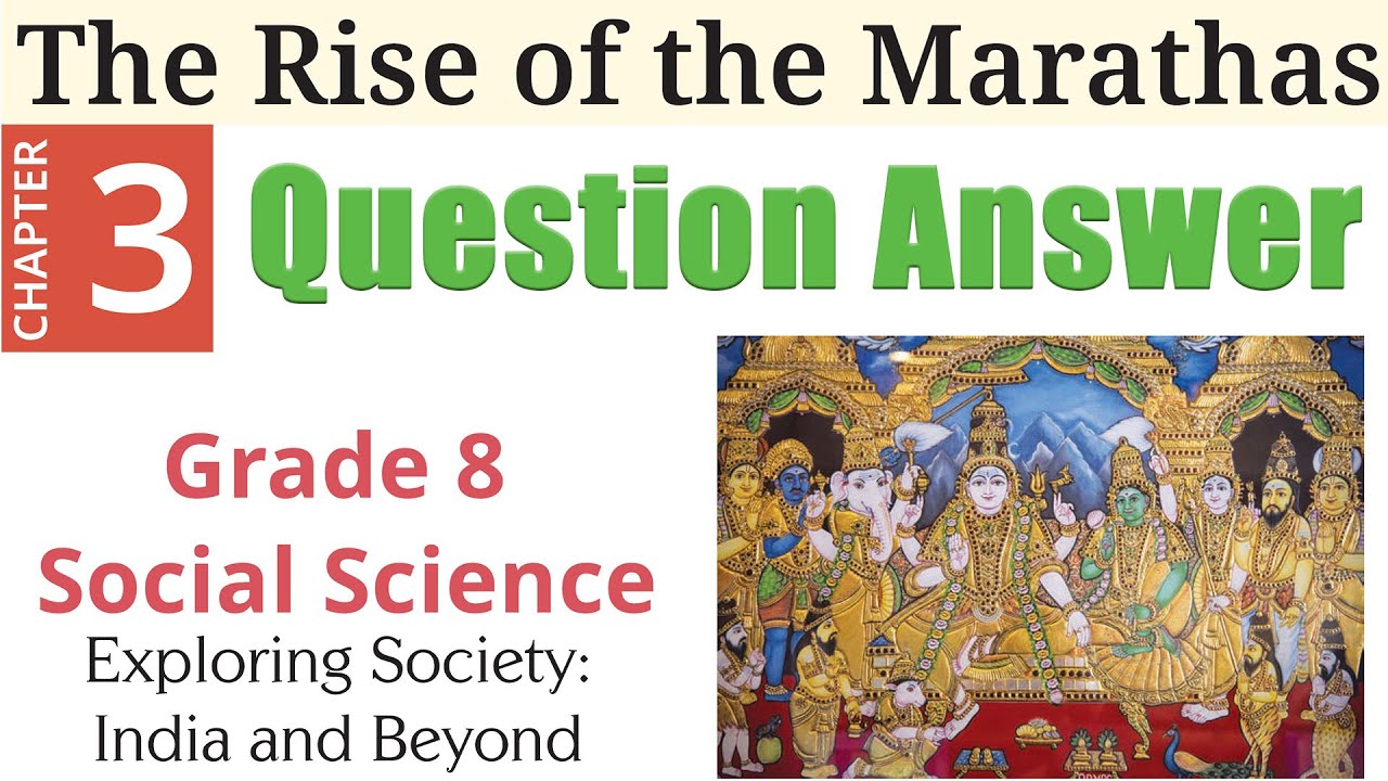 3. The Rise of the Marathas - Question Answer | Grade 8 Social Science ...