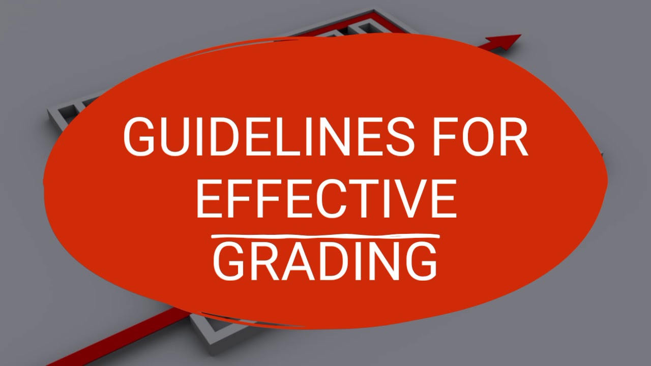 8.1 Distribution of Grades and Guidelines for Effective Grading - YouTube