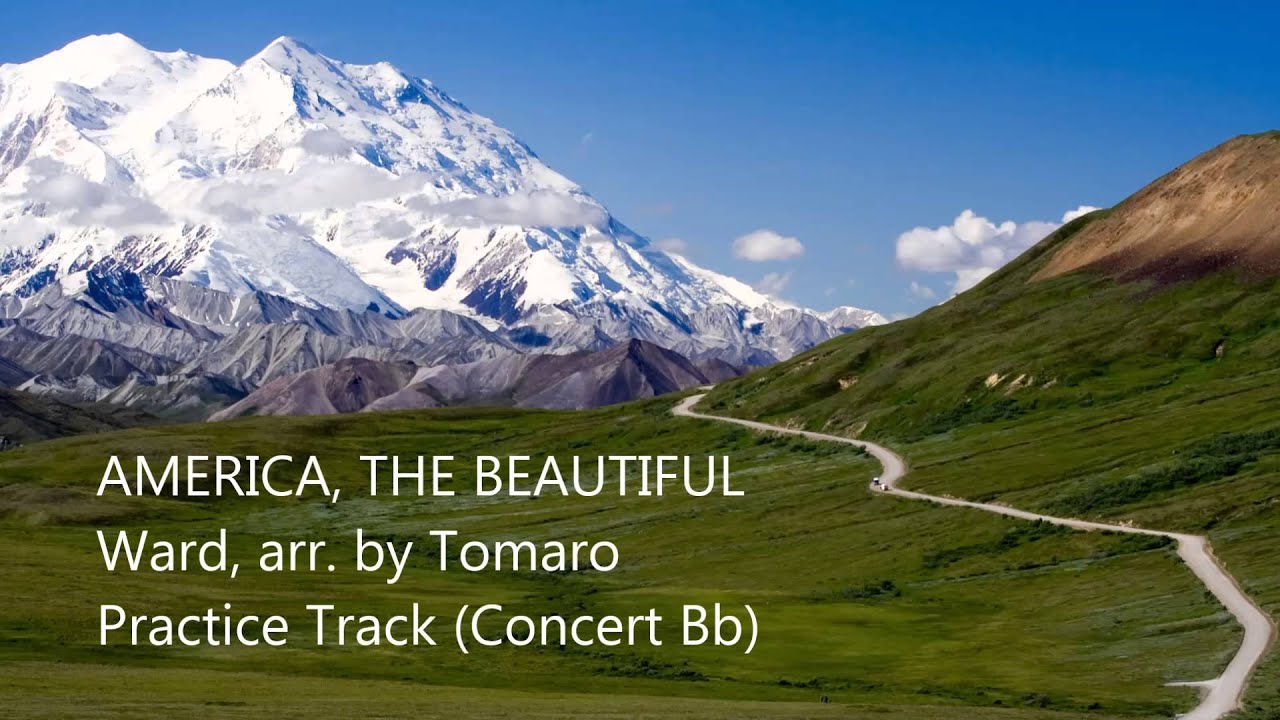 America, The Beautiful - Ward, arr. by Tomaro - Practice Track - YouTube