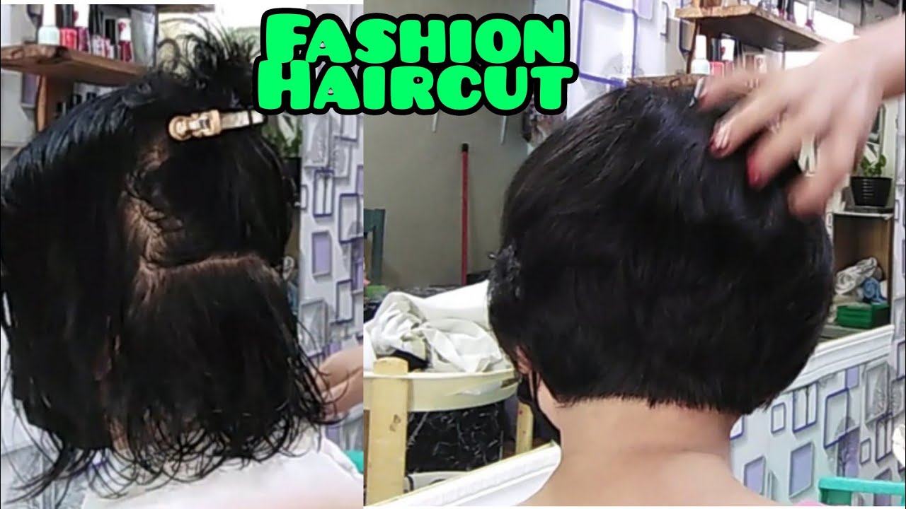 TRENDING HAIR CUT FOR WOMAN/APPLE /BOBCUT - YouTube
