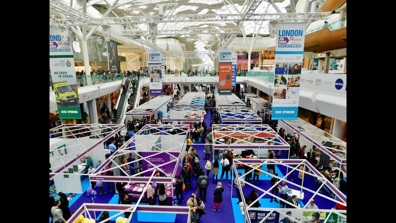 London Job Show (Westfield London - April 2019) - YouTube