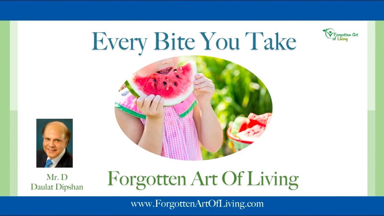 Every Bite You Take Counts - YouTube