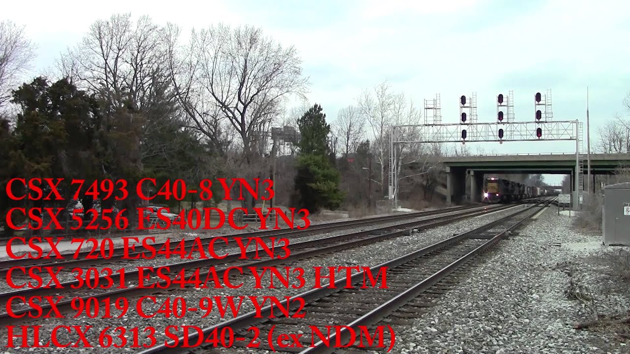 NS 8100 on CSX Tracks! - YouTube