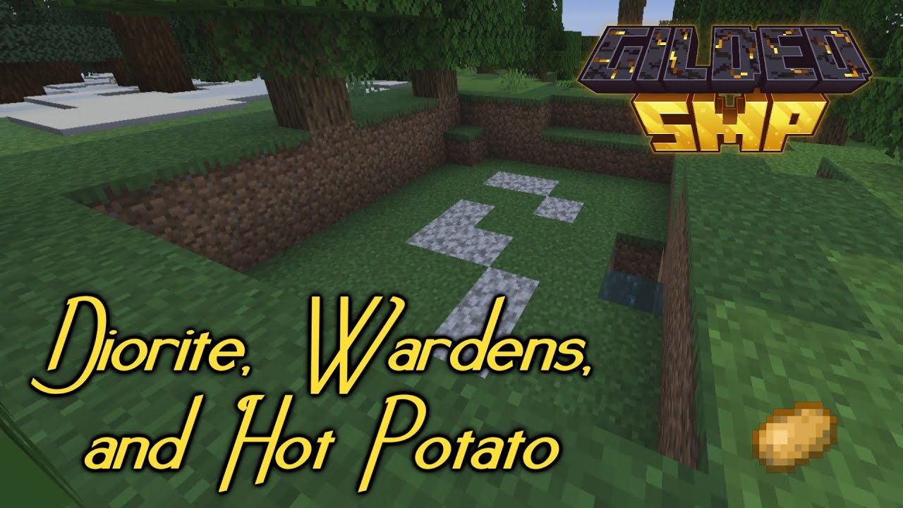 Missing Diorite, Wardens, and a Hot Potato [Gilded SMP #20] - YouTube
