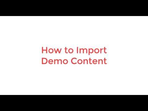 How to Import Vaincode Theme Demo Content - YouTube