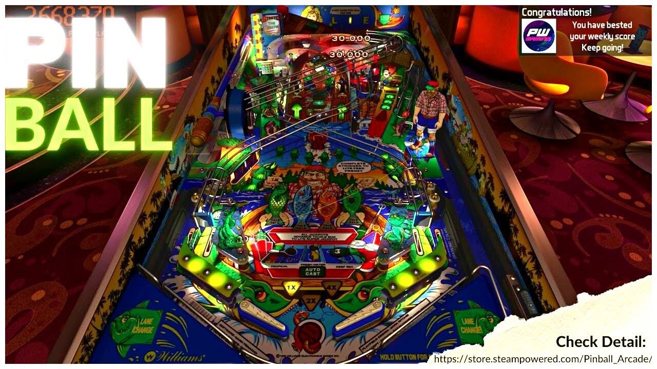 PINBALL ARCADE GAMEPLAY ON STEAM FREE GAME 4K - YouTube
