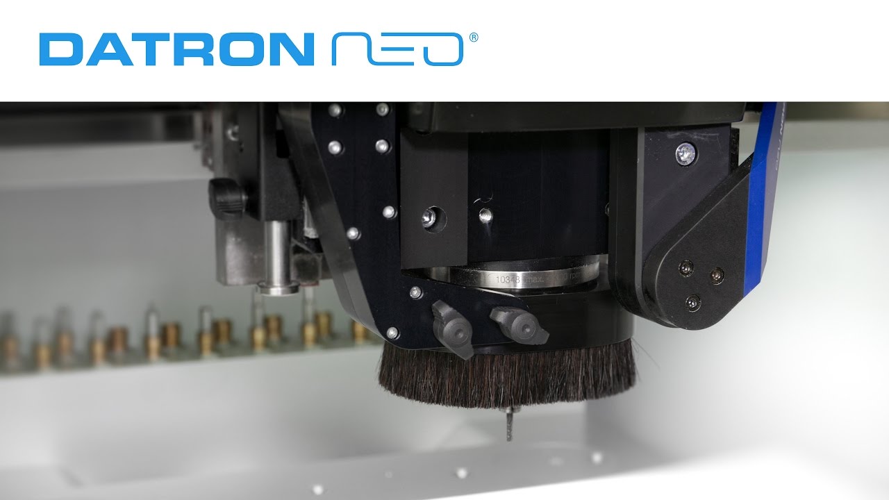 DATRON neo Tutorial - Setting up the suction unit - YouTube