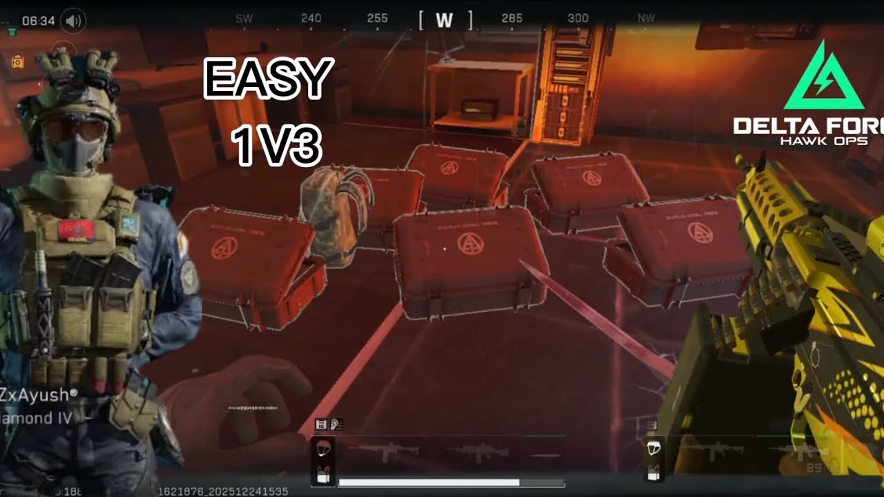 1v3 Zero dam Easy||DELTA FORCE|| TYRON - YouTube