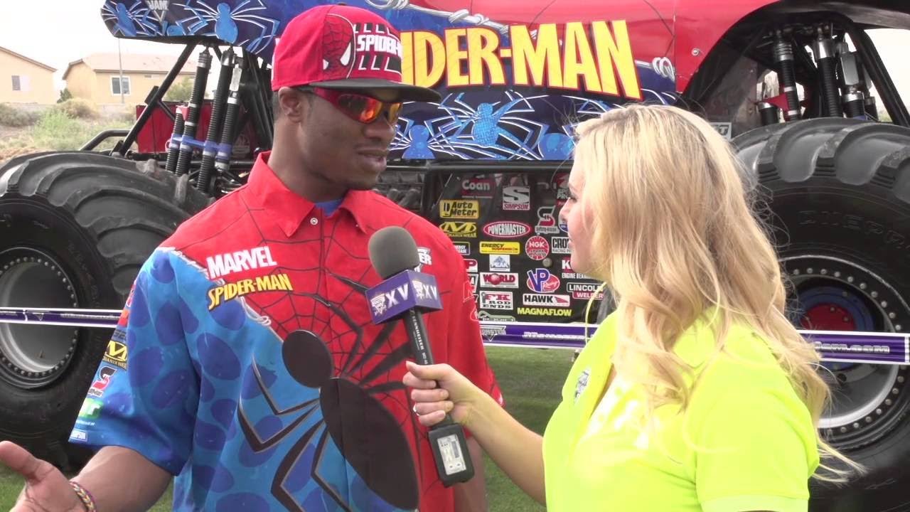 Monster Jam World Finals XV - Interview with Bari Musawwir - YouTube
