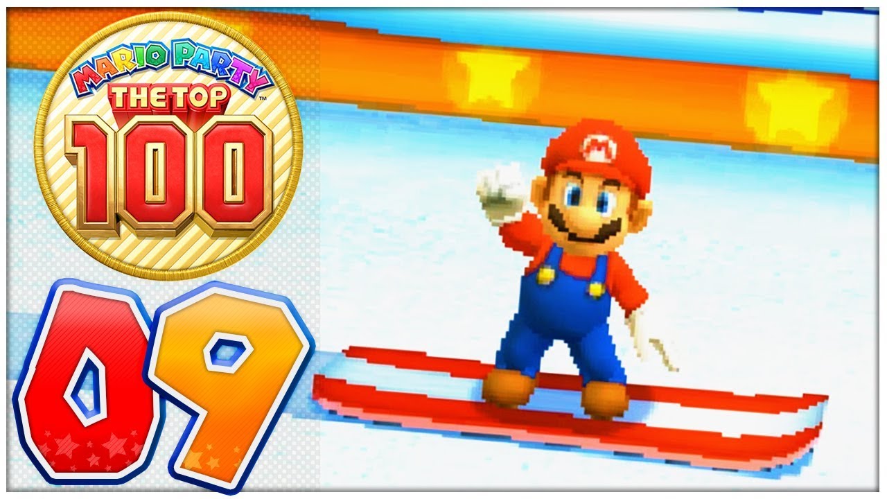 MARIO PARTY THE TOP 100 Part 9: Spaß auf dem SNOWBOARD! - YouTube