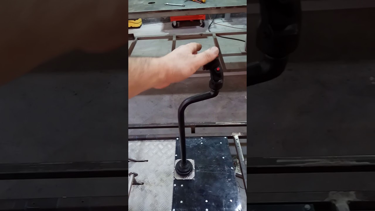 Magnetic force trim Helicopter cyclic stick - YouTube