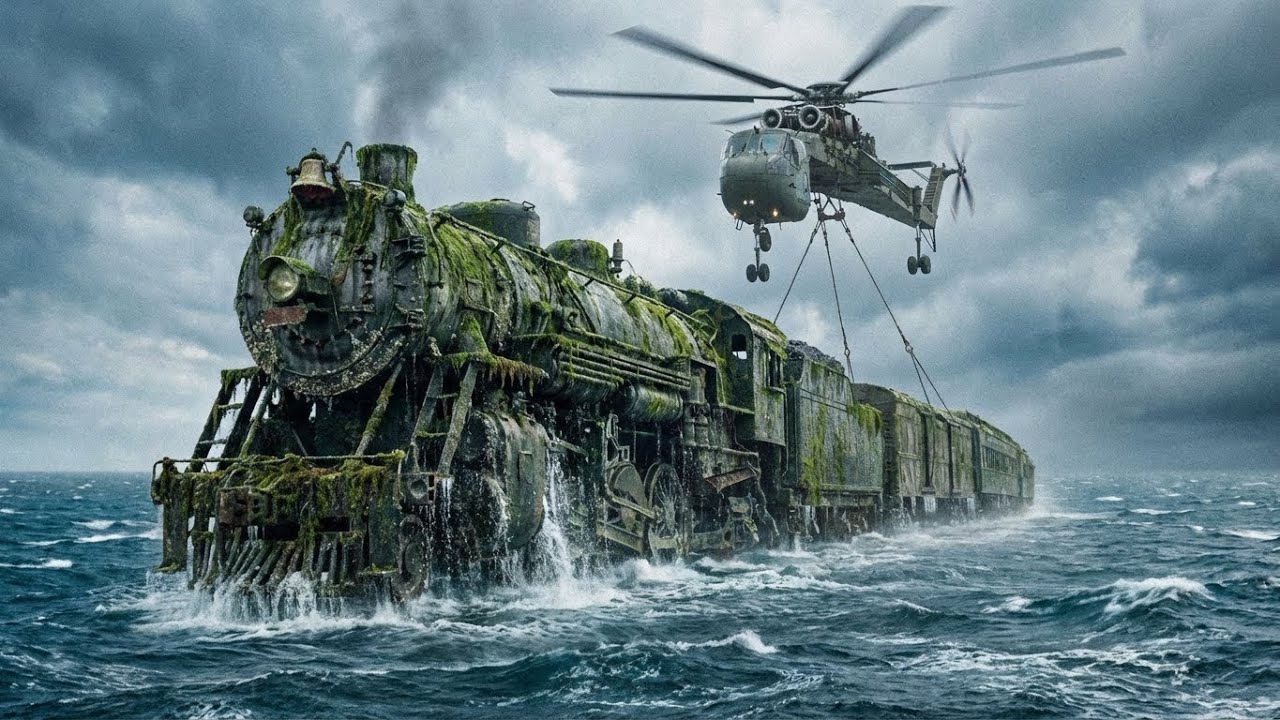 Lost for Decades: A 70-Year-Old Train Found Deep Under the Sea - YouTube