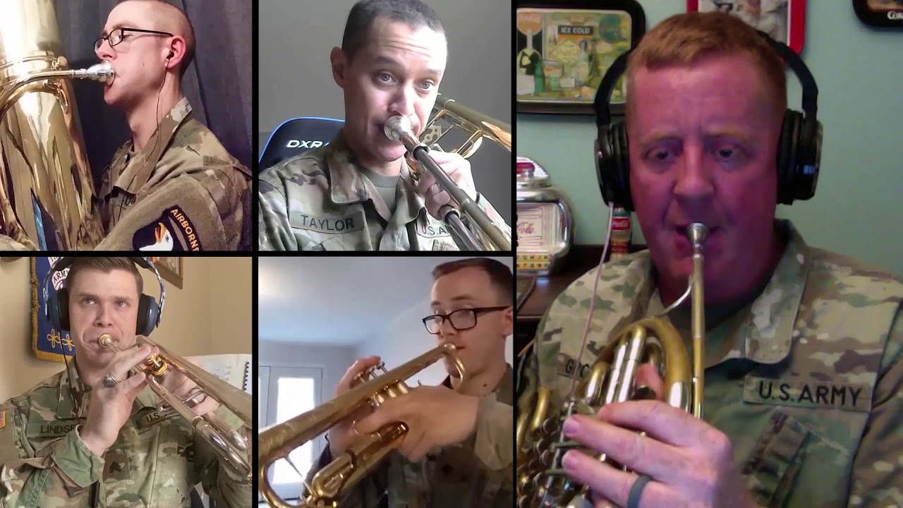 101st Airborne Division Band's Brass Quintet "Star Wars" - YouTube