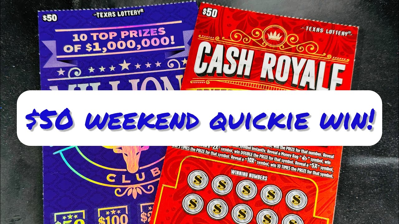 $50 Weekend Quickie!!💰Cash Royale 🤑 Texas Lottery ScratchOff 💵 - YouTube