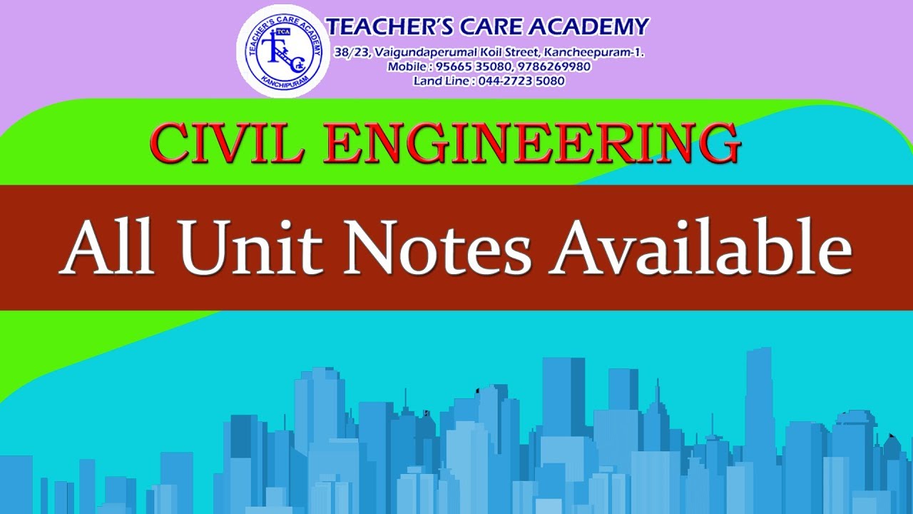 Polytechnic Trb 2020 Civil Engineering Notes Available Now Youtube