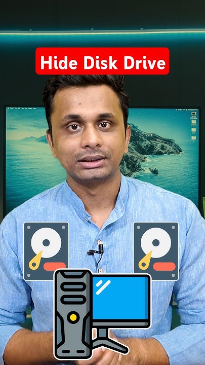 How To Hide Disk Drive in PC | Windows 10 | Windows 11 #shorts #diskpartition #pctips #ssd #hdd ...