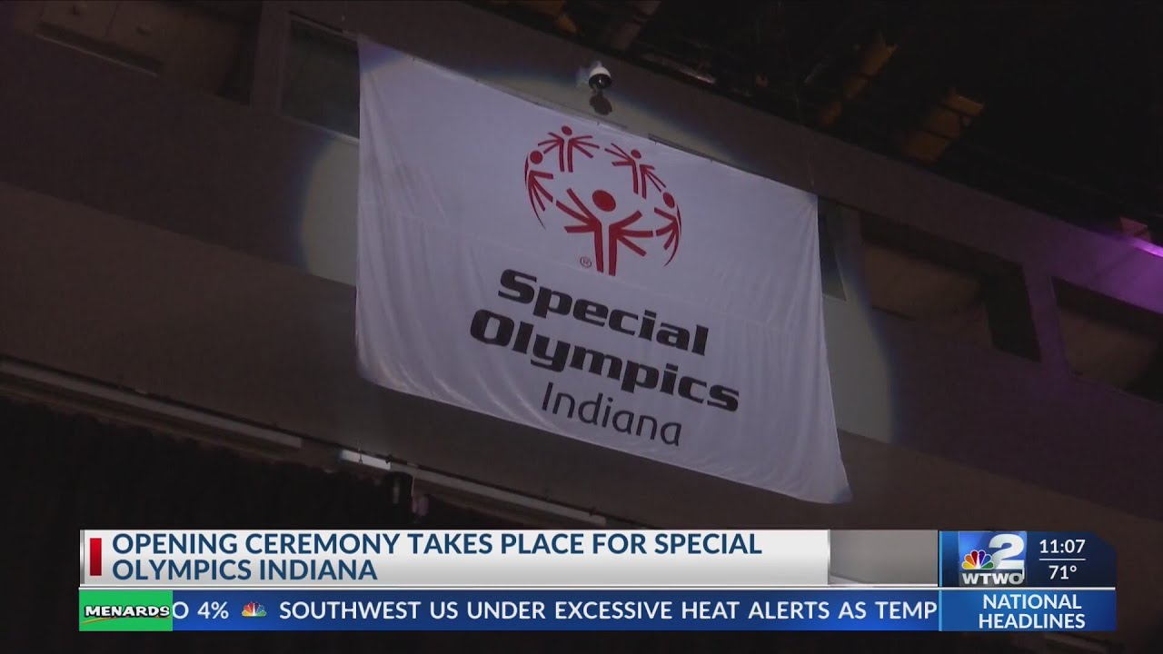 Special Olympics Indiana celebrates with opening ceremony - YouTube