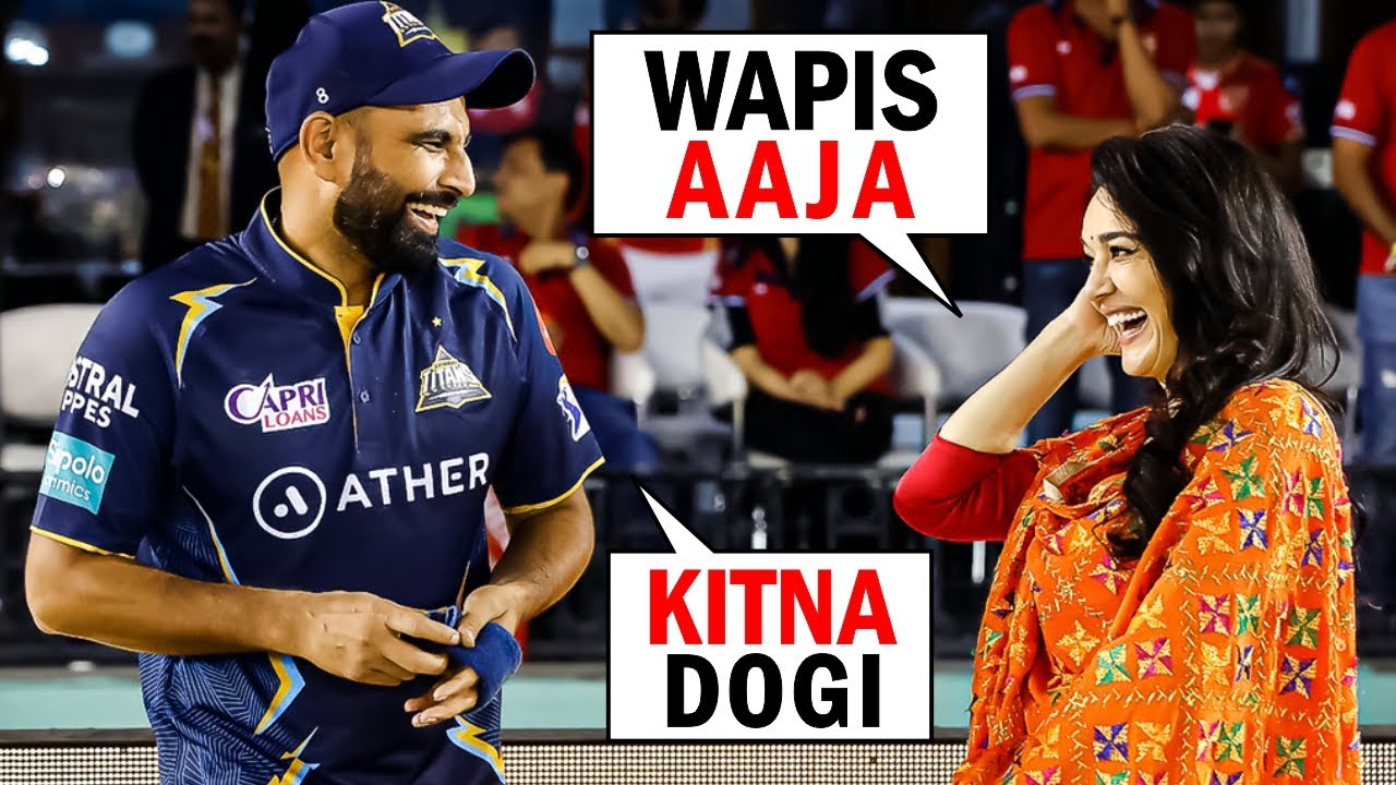 Shami Meet Preity Zinta: Mohammed Shami Rashid Khan Tewatia Miller ...