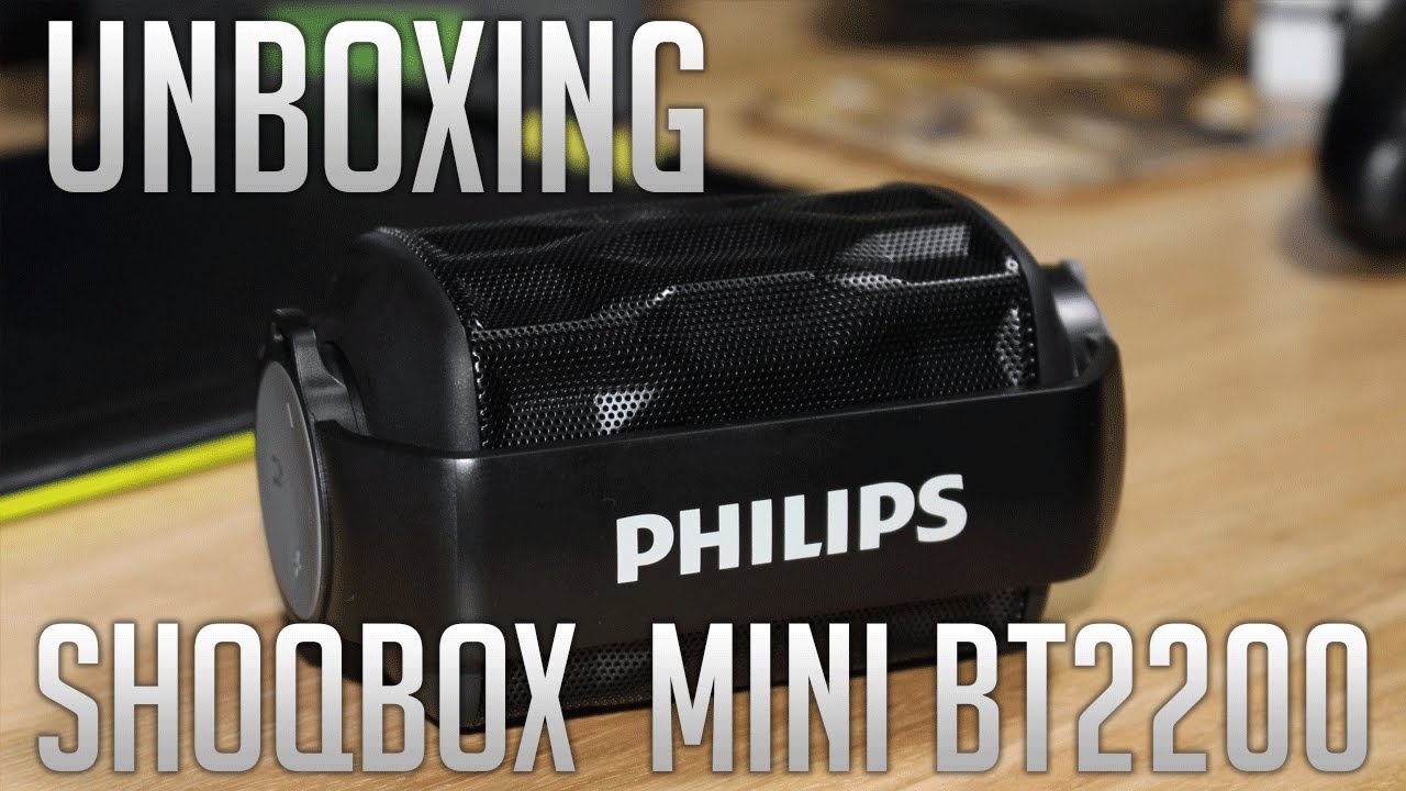 Unboxing e Review Philips Shoqbox Mini BT2200 - YouTube