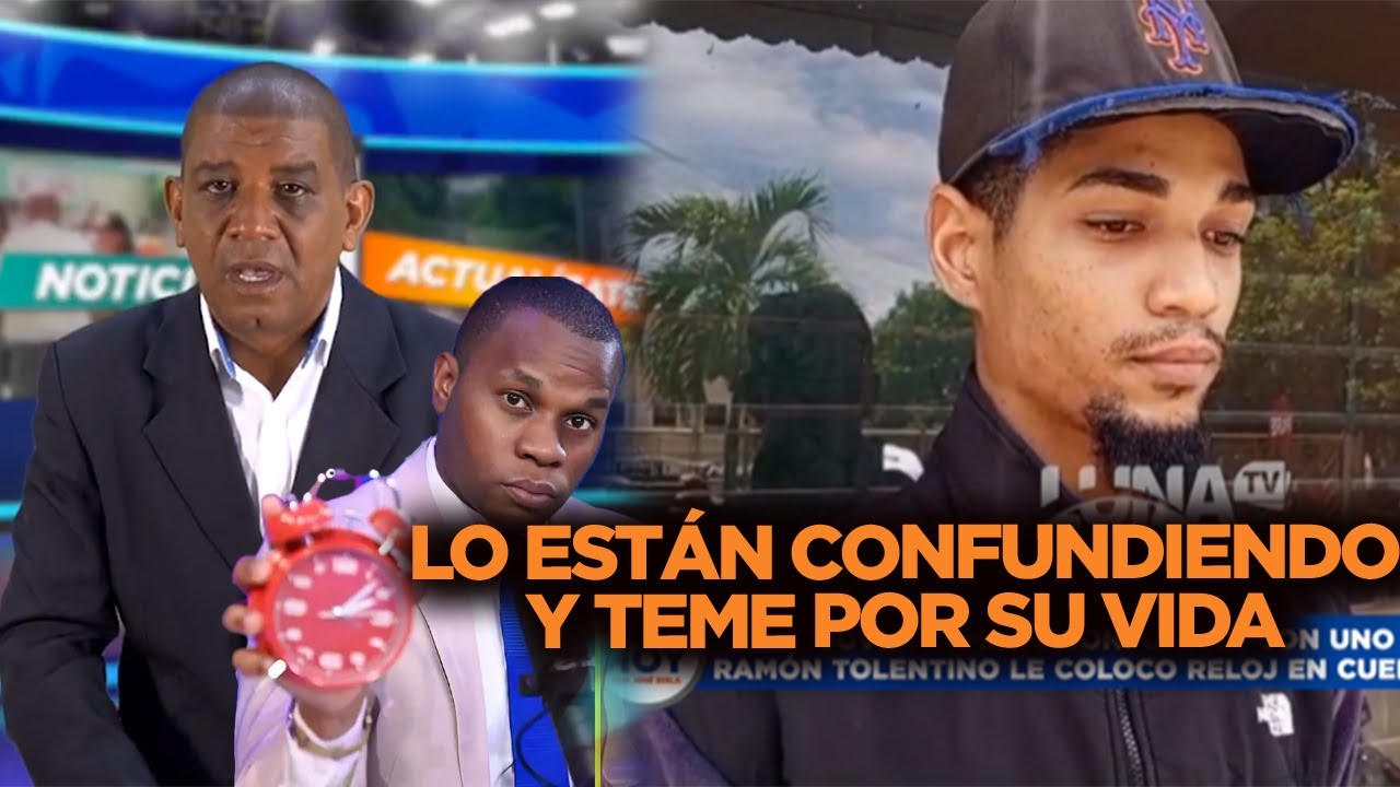 Tolentino le puso el reloj y él dice que lo están confundiendo - YouTube