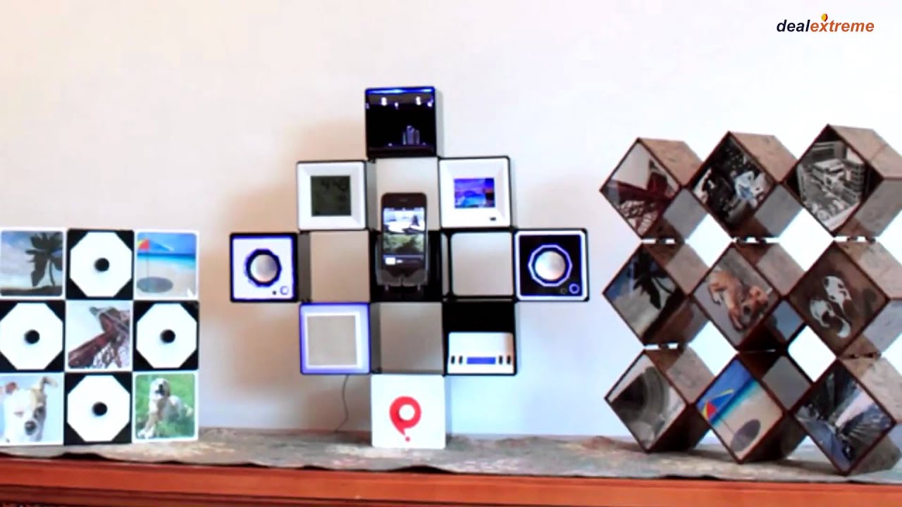 Stylish Magic Cube Container Box - DealExtreme - YouTube