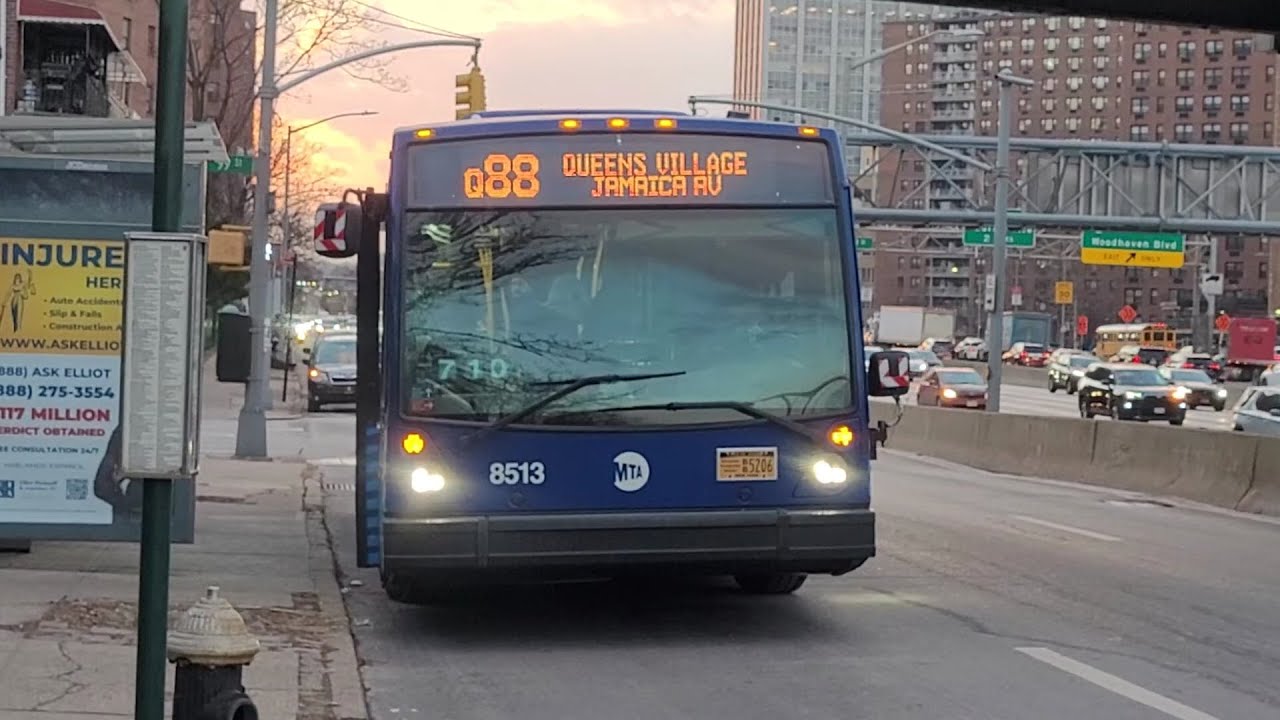 MTA New York City Bus: 2018 Nova Bus LFS 8513 On The Q88 At Horace ...
