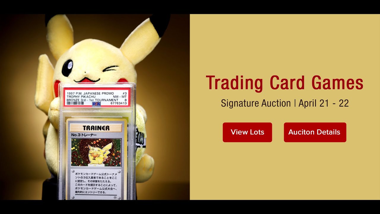LIVE: Trading Card Games Signature Auction 7347 - YouTube