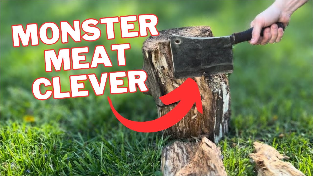 Check out this antique Meat Clever! - YouTube