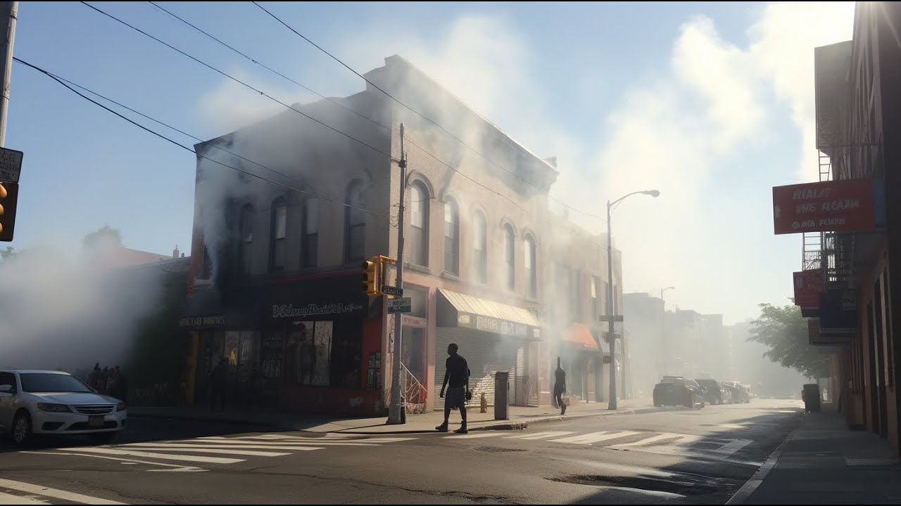 Taking a Walk on a Smokey Day in Williamsburg Brooklyn - YouTube